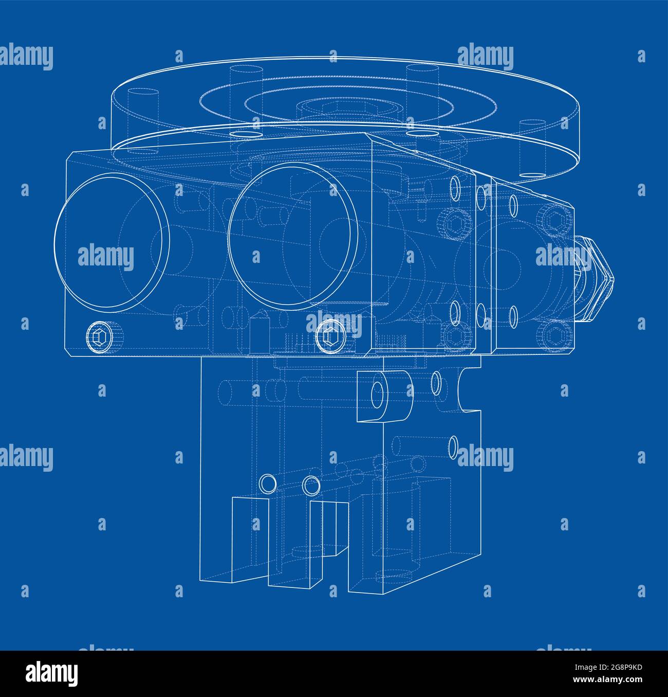 Abstract industry object concept. Vector Stock Vector Image & Art - Alamy