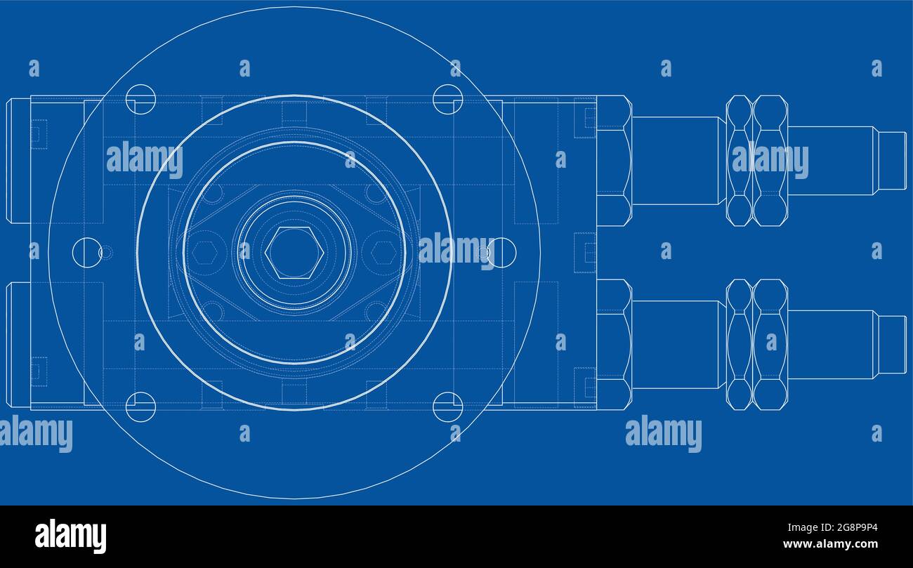 Abstract industry object concept. Vector Stock Vector Image & Art - Alamy