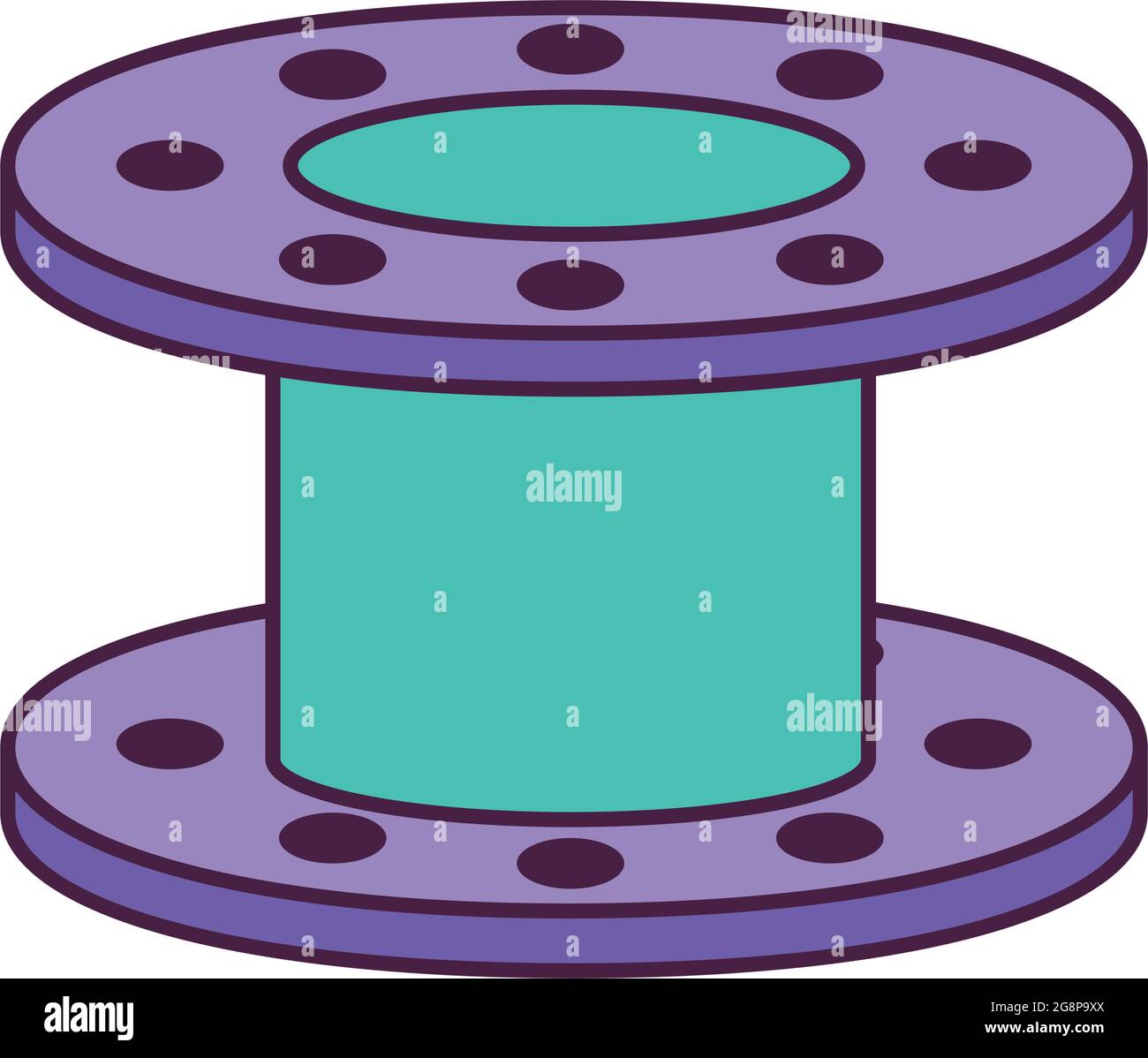 purple spool design Stock Vector Image & Art - Alamy