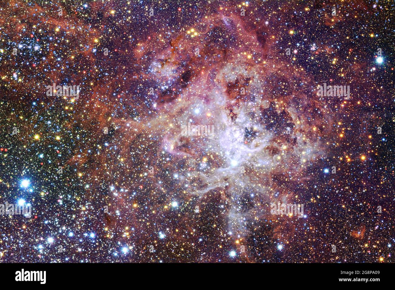 Cluster of stars. Starfield. Nebula. Elements of this image furnished ...