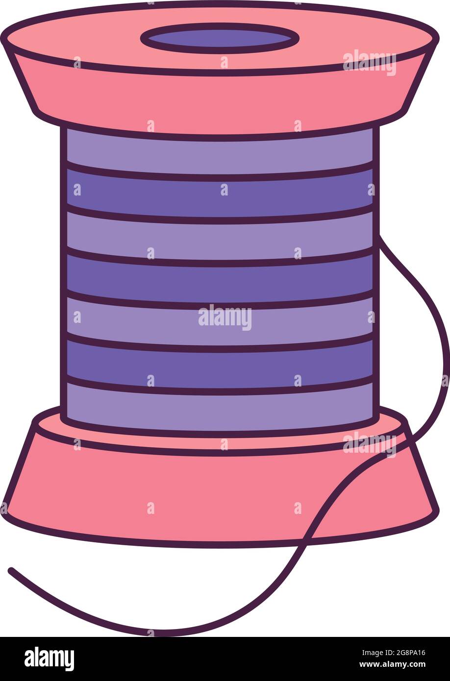 pink spool design Stock Vector Image & Art - Alamy