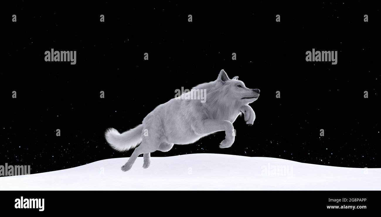 Dire wolf illustration hi-res stock photography and images - Alamy