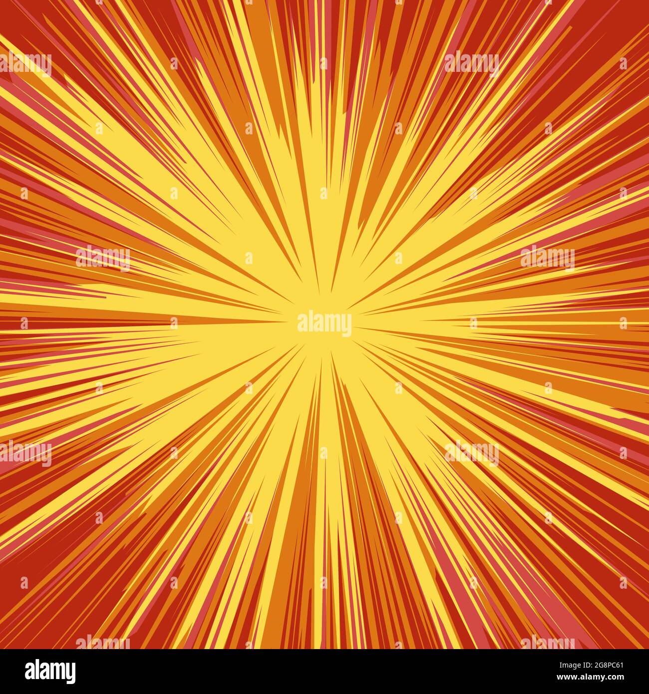 Yellow Explode Flash, Cartoon Explosion, Star Burst Stock Vector Image ...