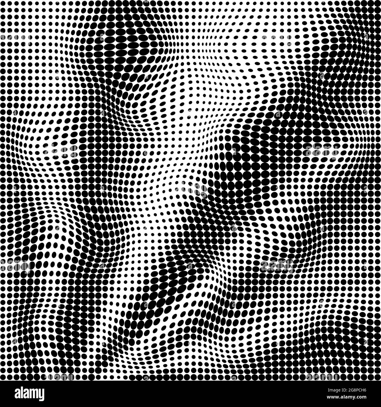 Halftone Pattern. Set of Dots. Dotted Texture on White Background ...