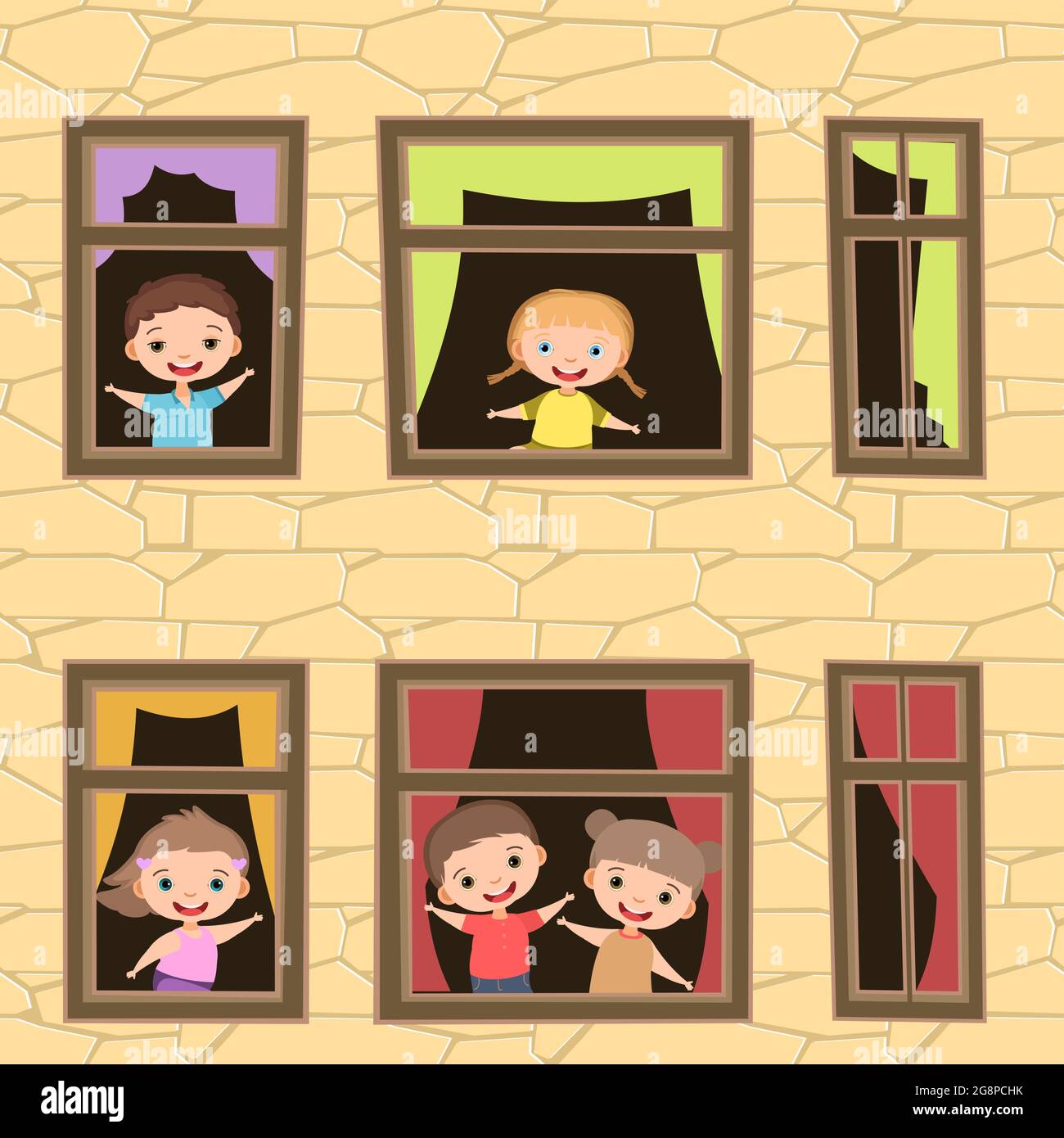 House Window Cartoon