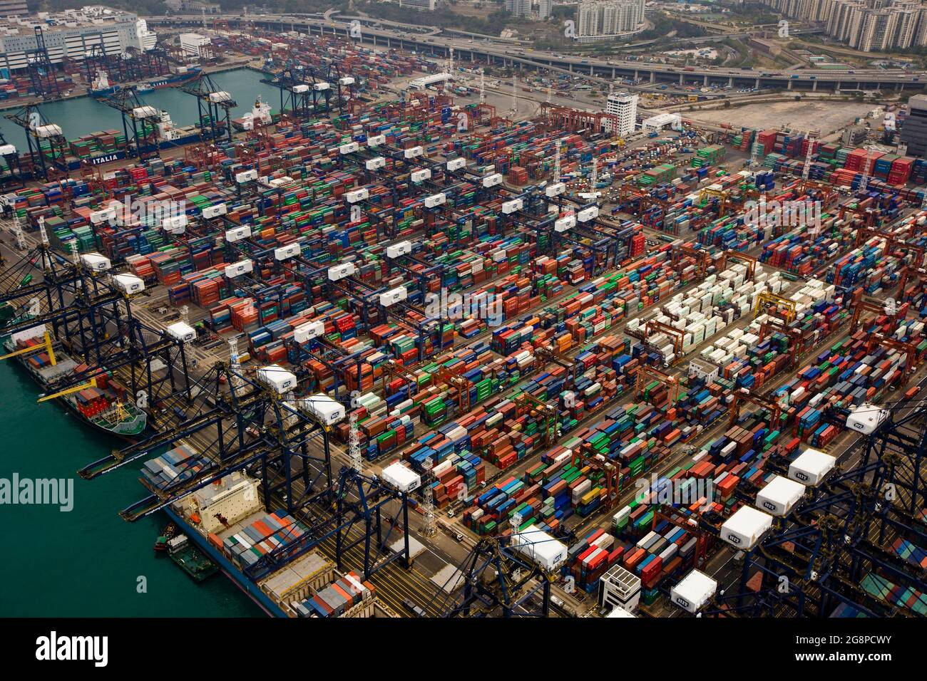 Hong Kong harbour, China, Asia Stock Photo - Alamy