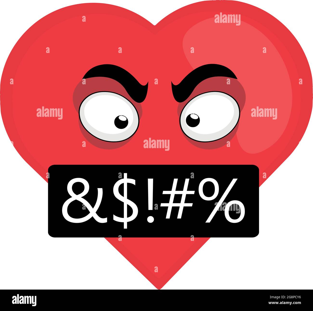 Vector illustration of a cartoon character emoticon in the shape of a ...