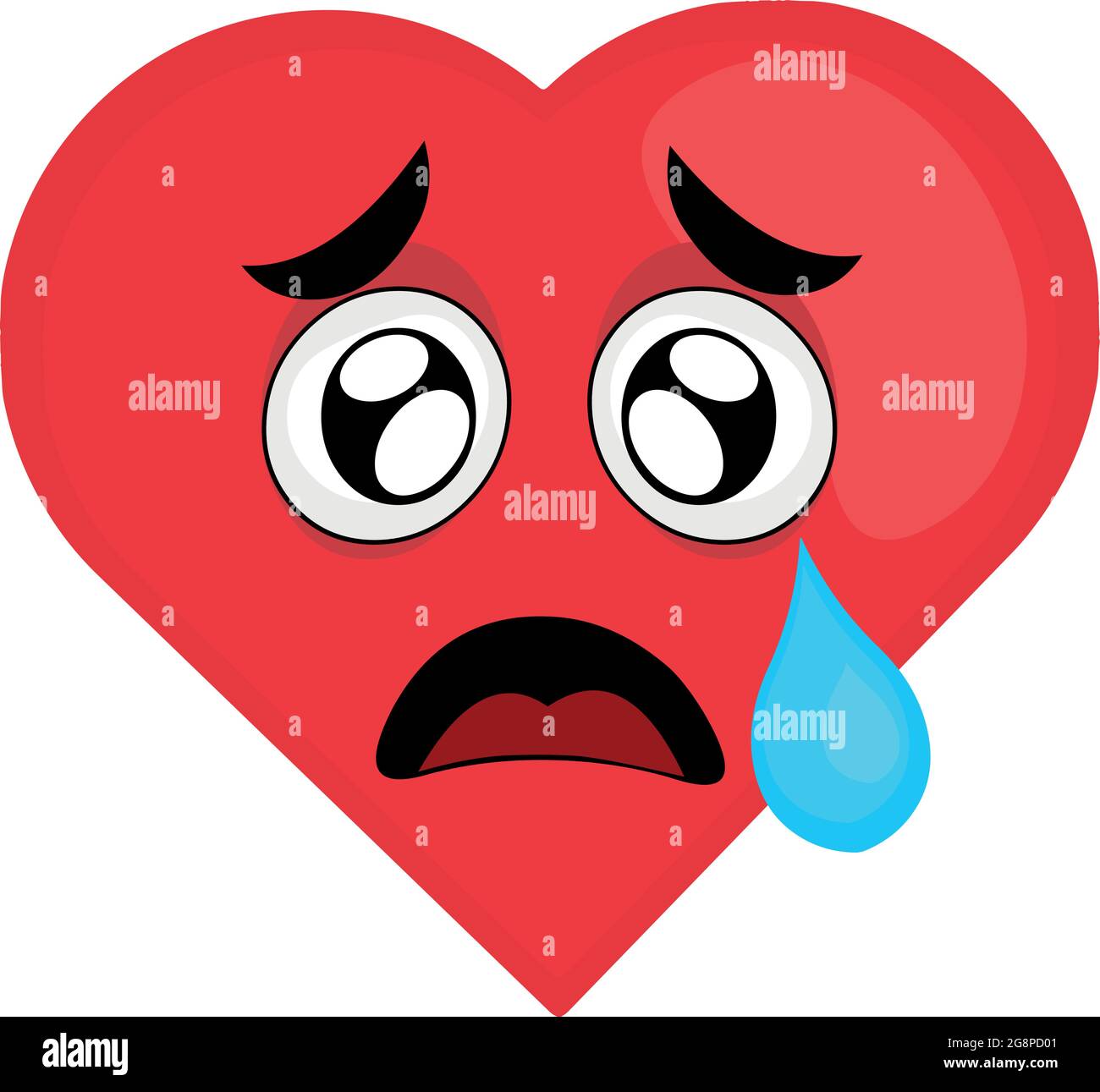 Heart eye in comic Stock Vector Images - Alamy