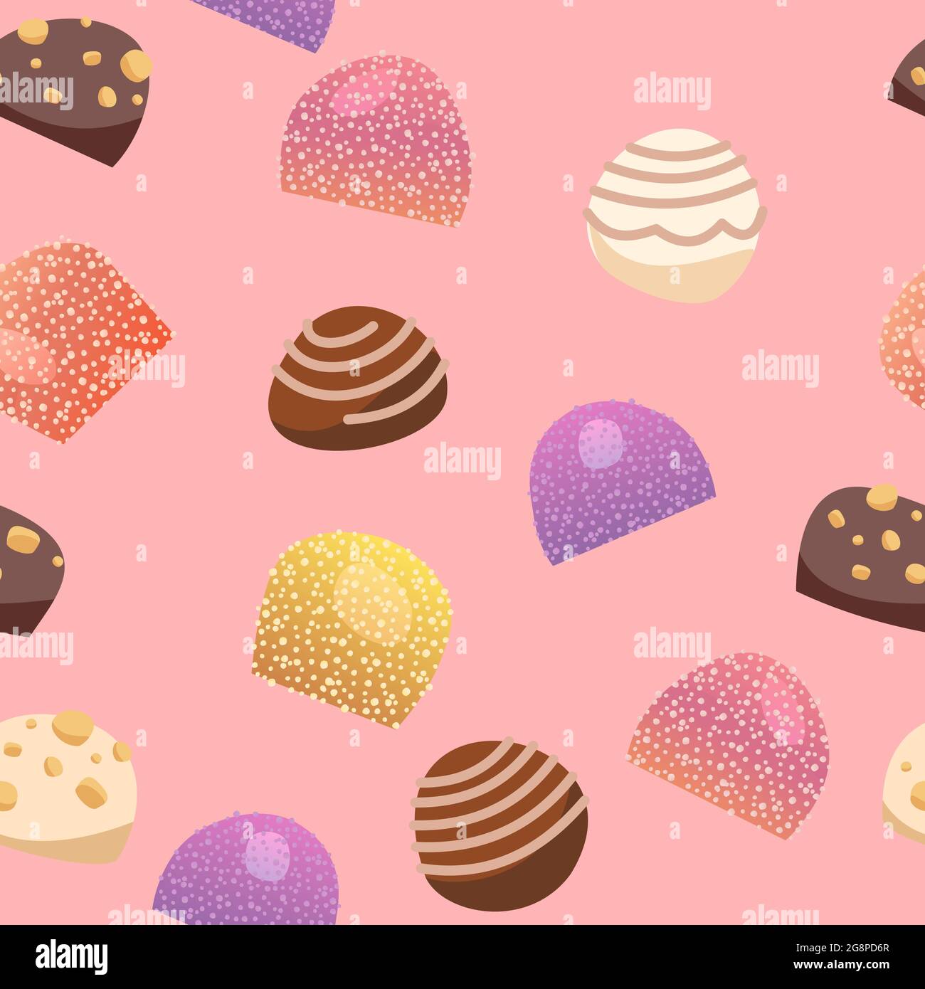 Sweet chocolate hazelnuts Stock Vector Images - Alamy
