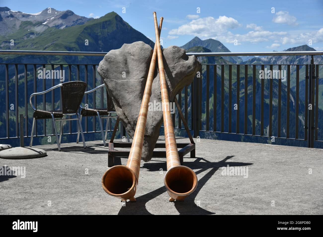 Alpine horns hi-res stock photography and images - Alamy