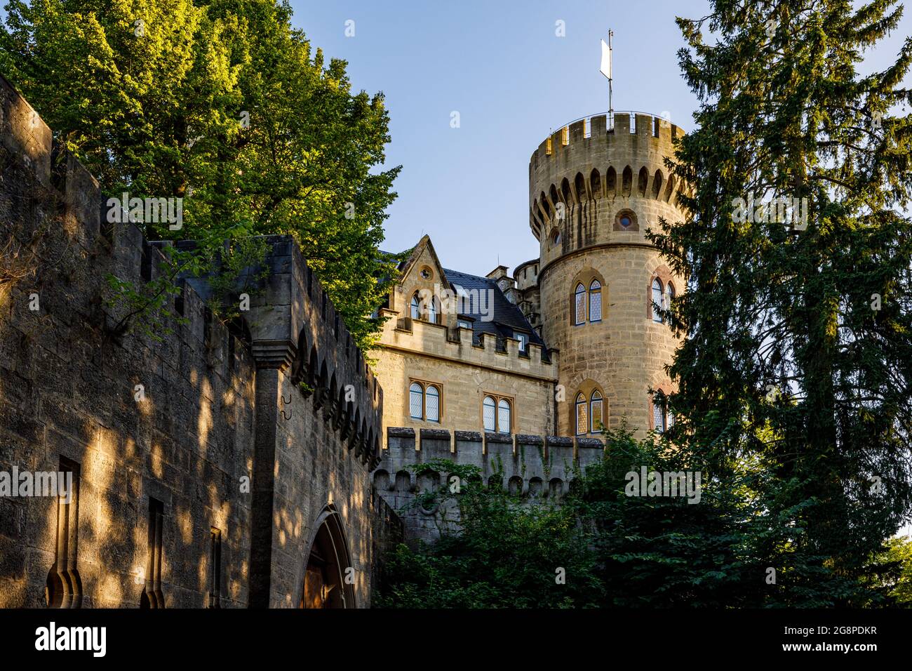 Landsberg castle meiningen thuringia germany hi-res stock photography ...