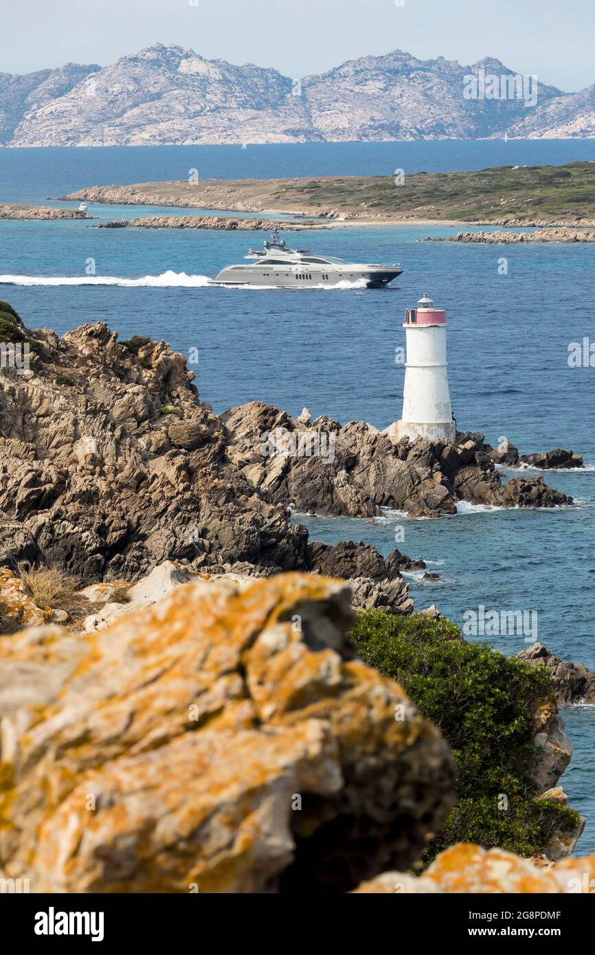 Lighthouse capo ferro sardinia hi-res stock photography and images - Alamy