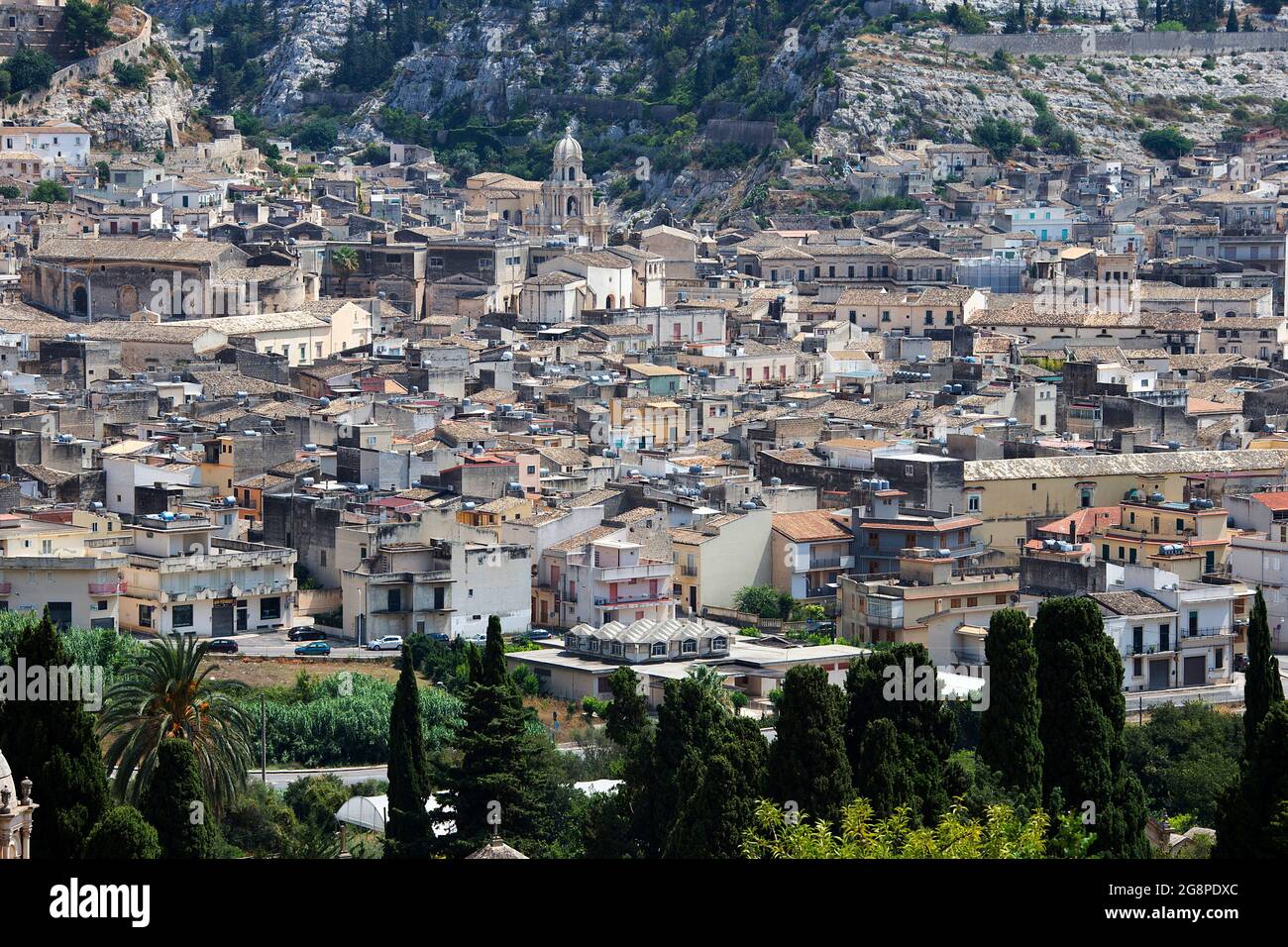 Cityscape, Scicli, Sicily, Italy, Europe Stock Photo - Alamy
