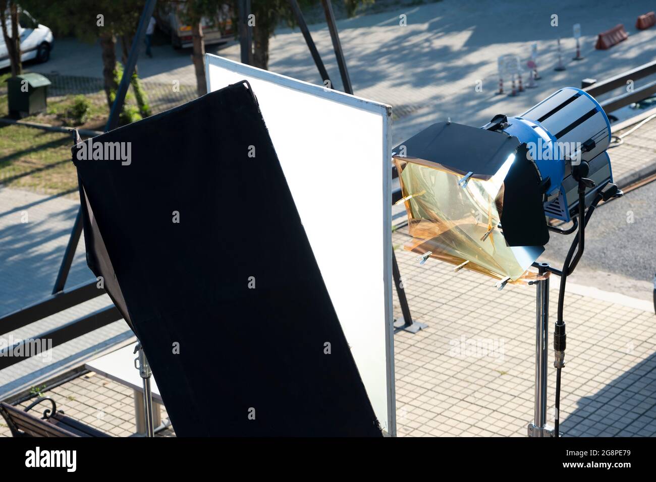 Professional lighting techniques, daylight projectors fully operational ...