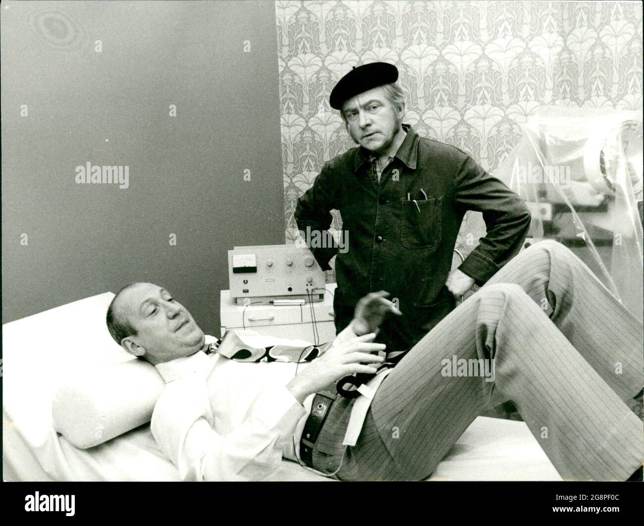 Ein Foto der deutschen Schauspieler Karl Lieffen und Günther Neutze ...