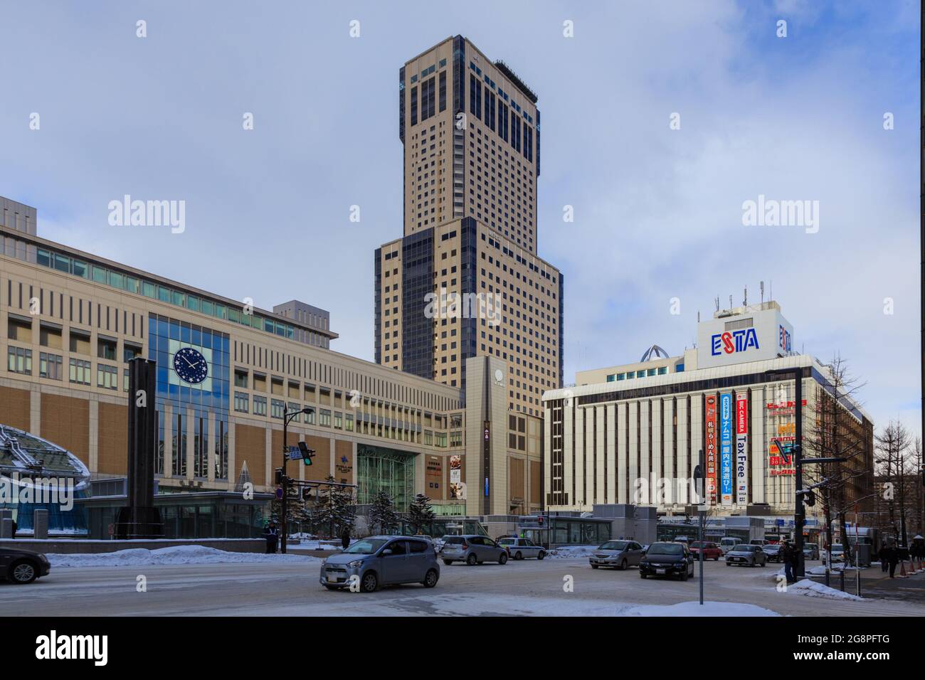 Sapporo, Hokkaido, Japan - December 25, 2017 : JR Sapporo Station is a ...