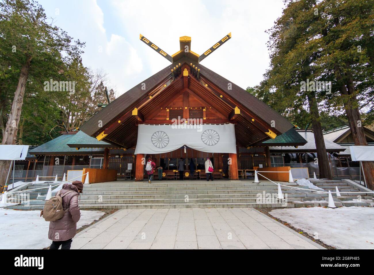 Sapporo,Japan-December 26,2017: Beautiful Architecture of Hokkaido ...