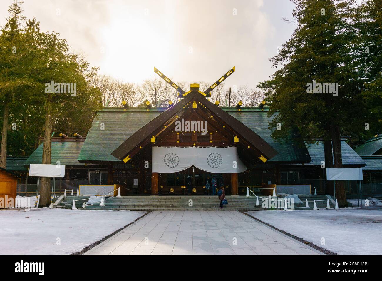 Sapporo,Japan-December 26,2017: Beautiful Architecture of Hokkaido ...