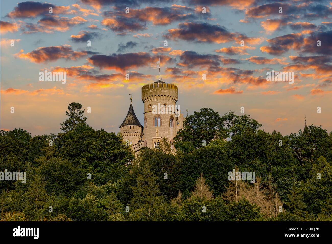 Landsberg castle meiningen thuringia germany hi-res stock photography ...