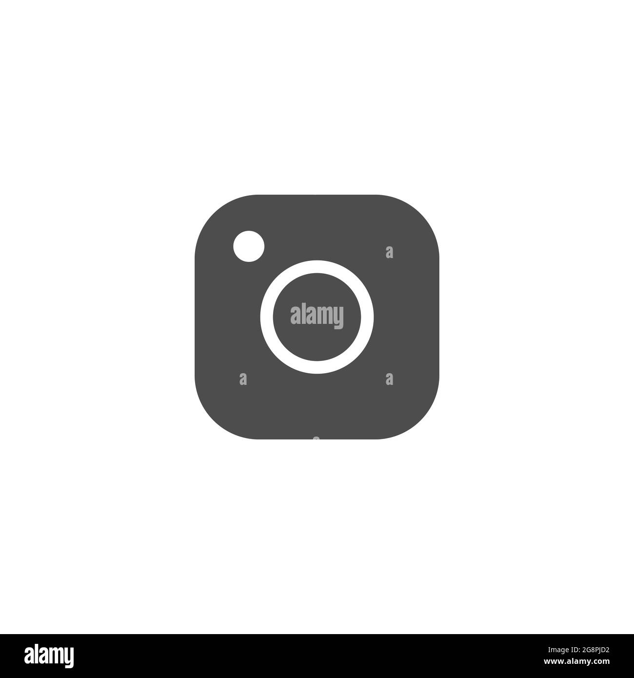 Simple Camera icon. Instagram social media logo vector. Flat design ...