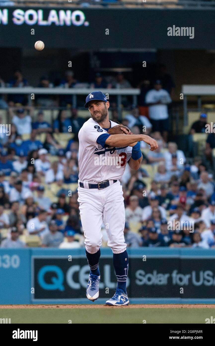 Los angeles dodgers left fielder chris taylor 3 hi-res stock ...