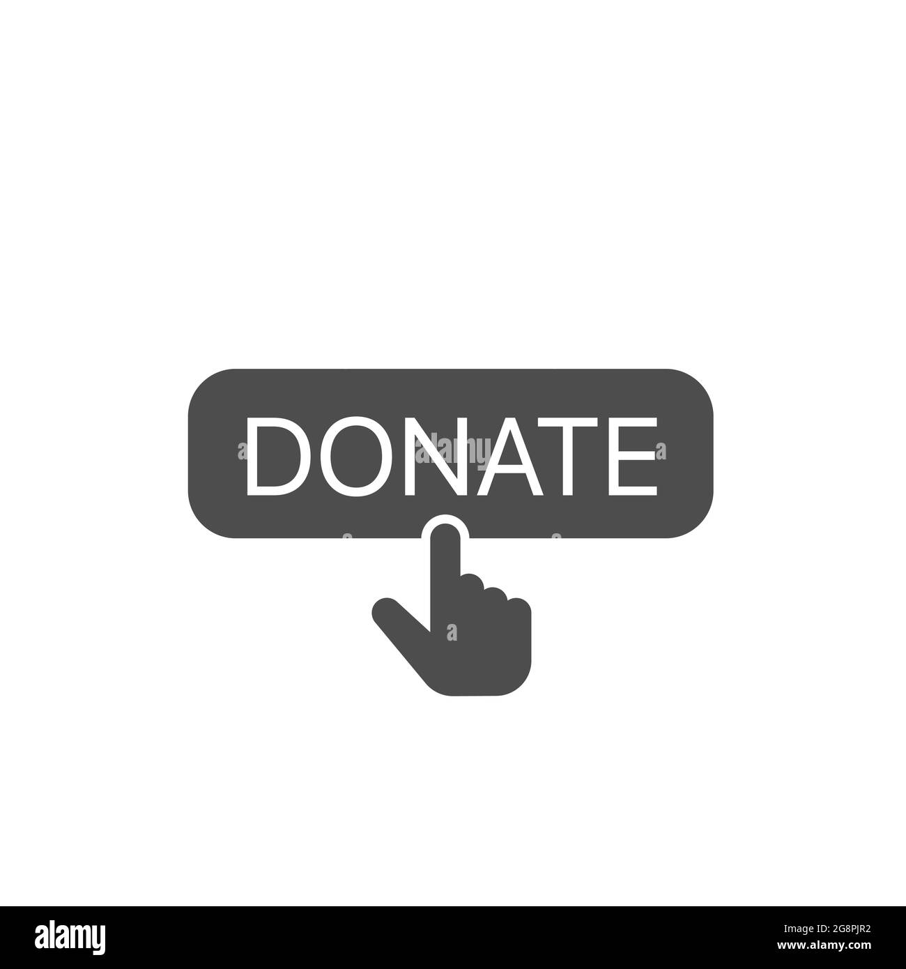 Give Now Button Black