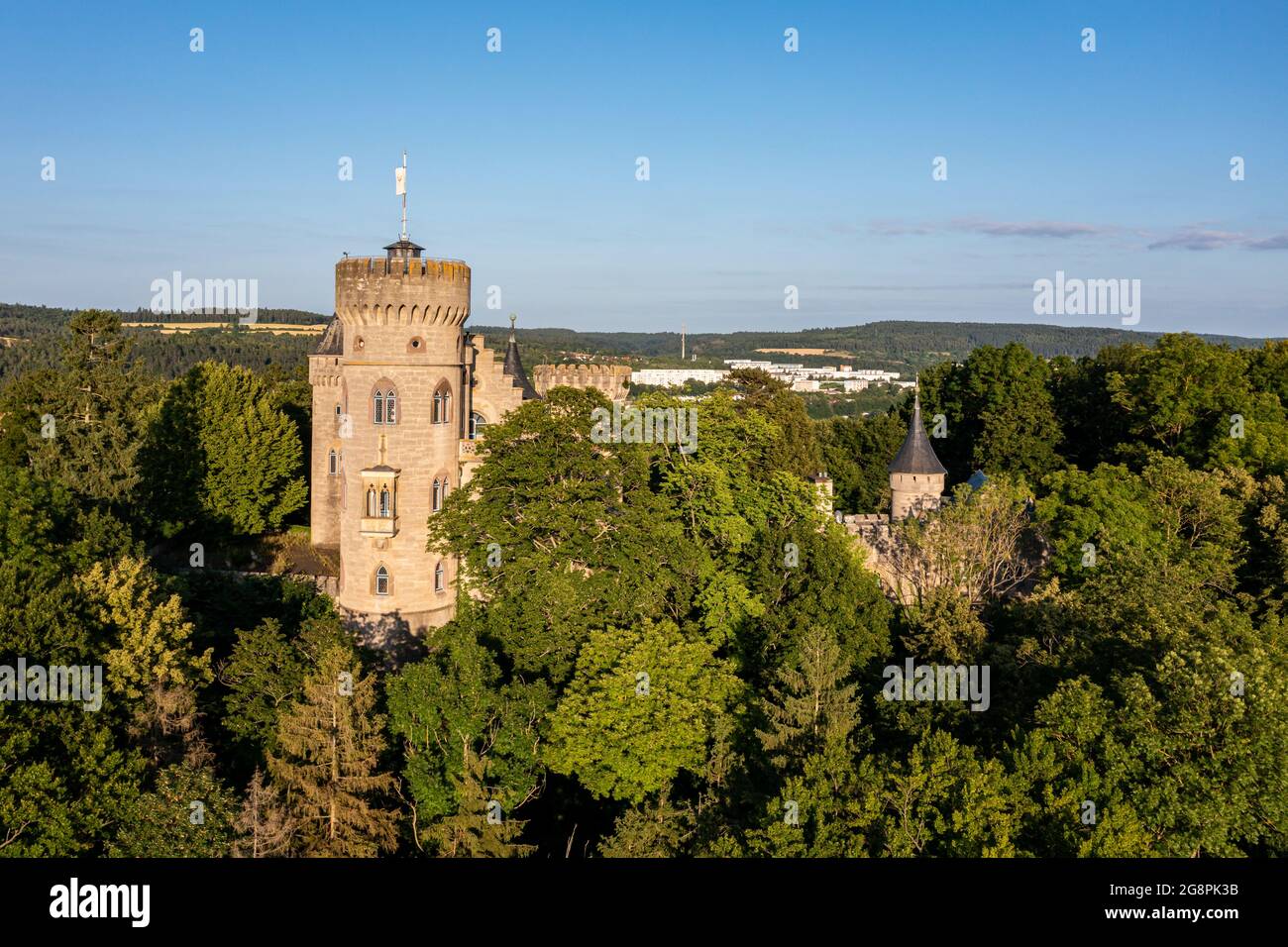 The Castle Landsberg at Meiningen in Thuringia Stock Photo - Alamy