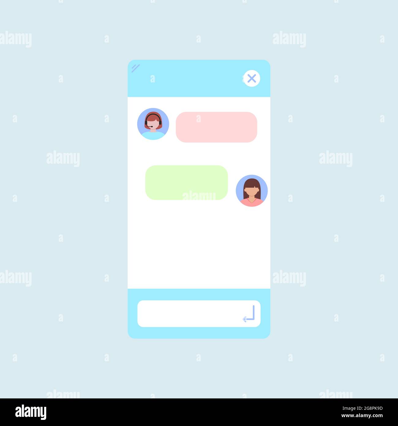 Chatbot window hi-res stock photography and images - Alamy