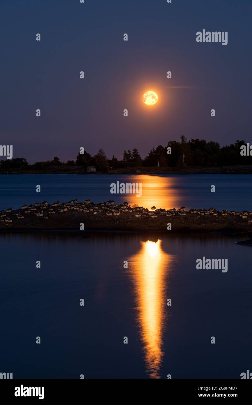 Beautiful full moon hi-res stock photography and images - Alamy