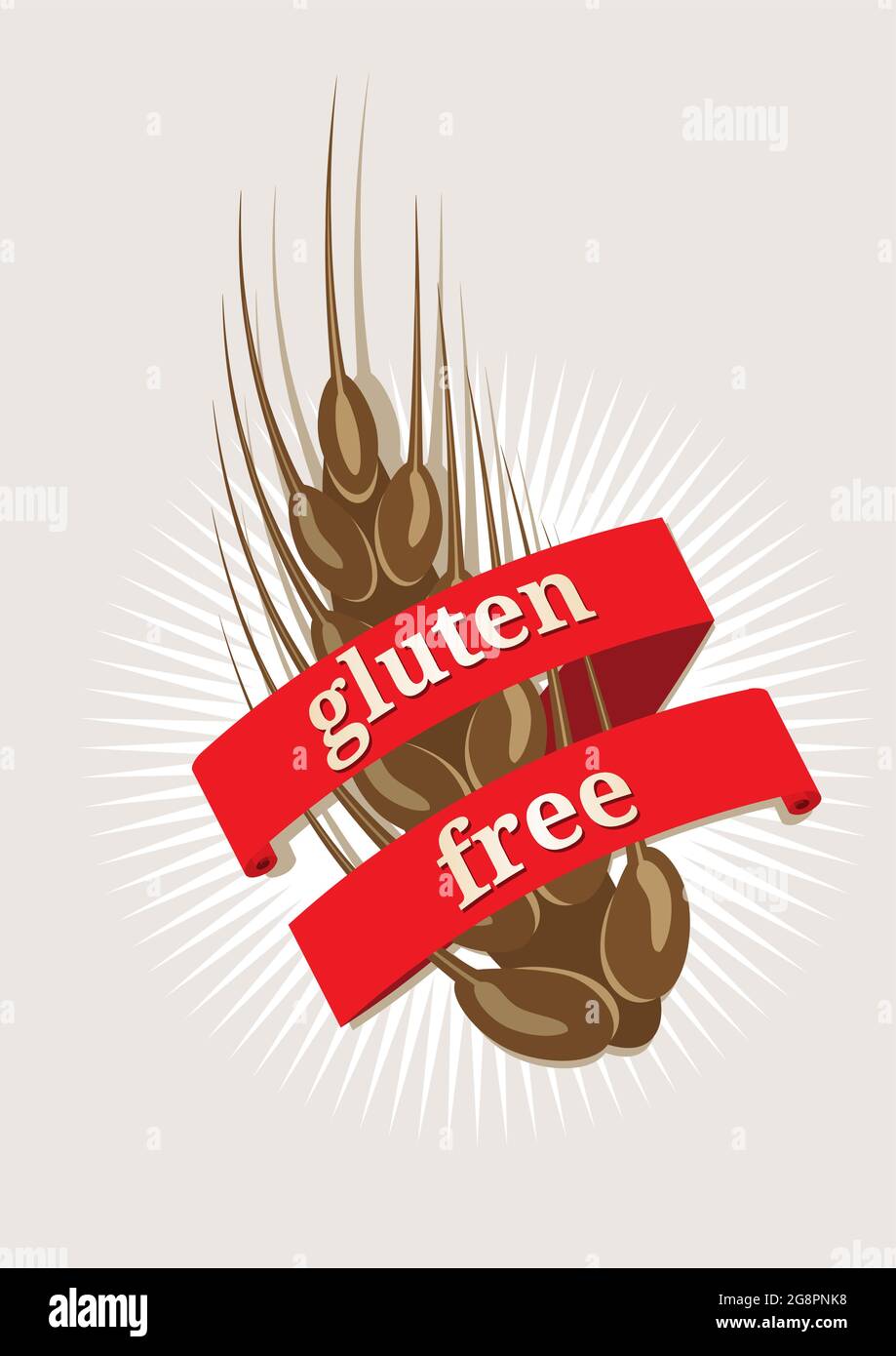 Healthy gluten free diet Stock Vector Images - Alamy