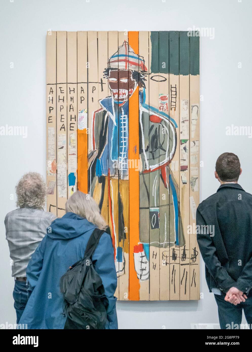 Anthony Clarke portrait by Jean Michel Basquiat in Writing the Future ...