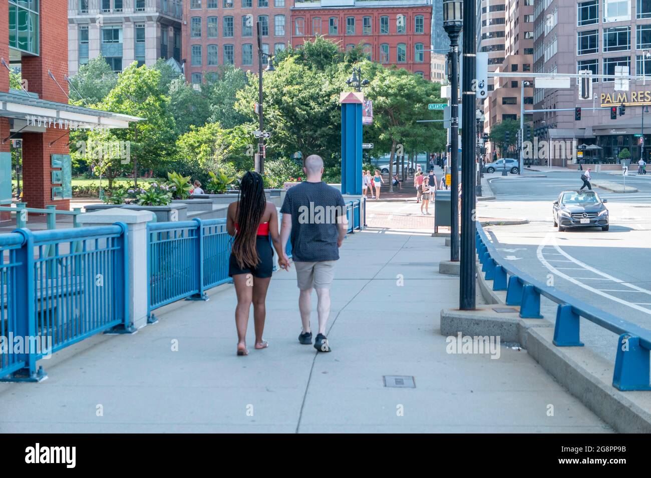 Integrated couple in Boston Massachusetts Stock Photo - Alamy