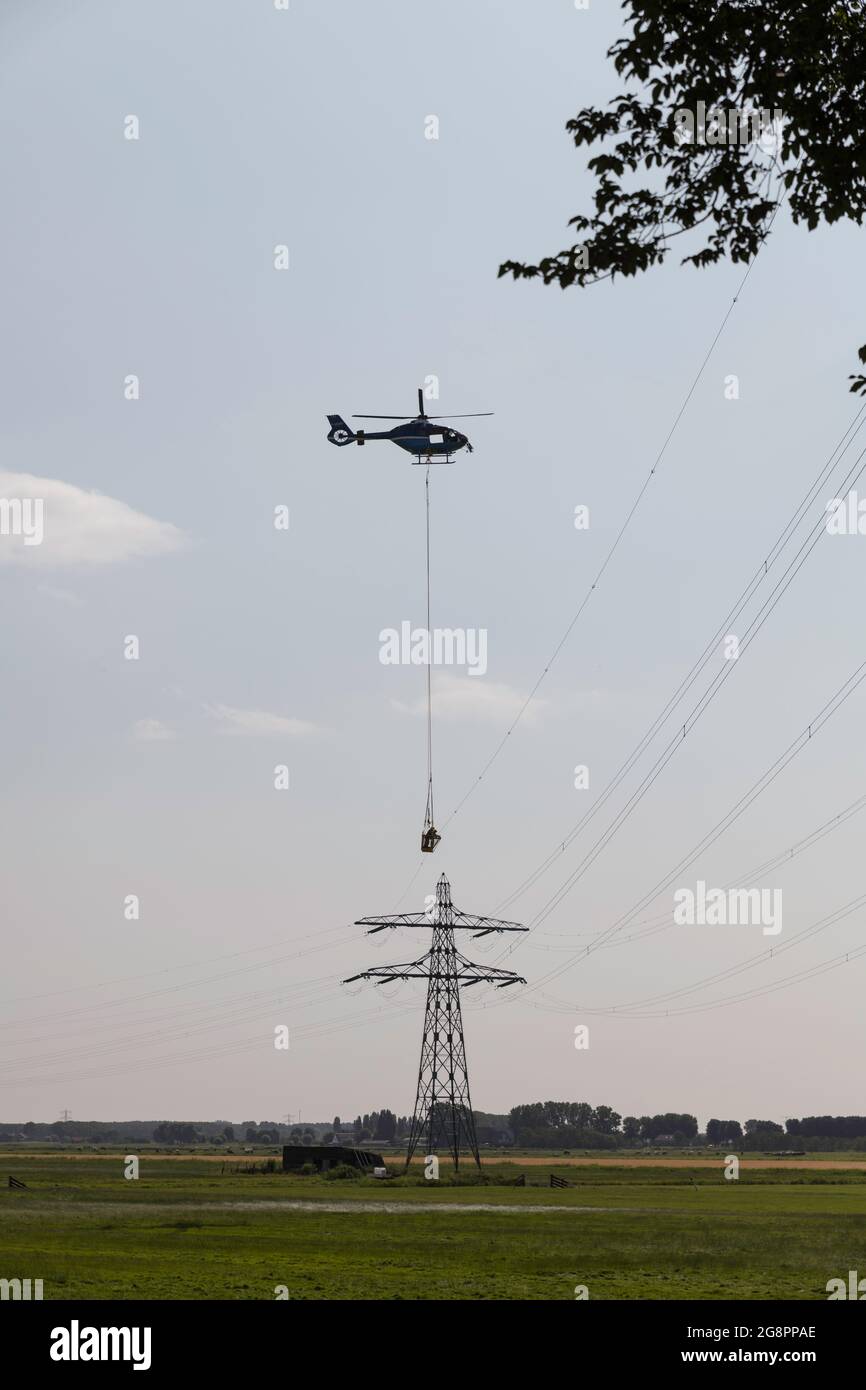 Helicopter pylon hi-res stock photography and images - Alamy