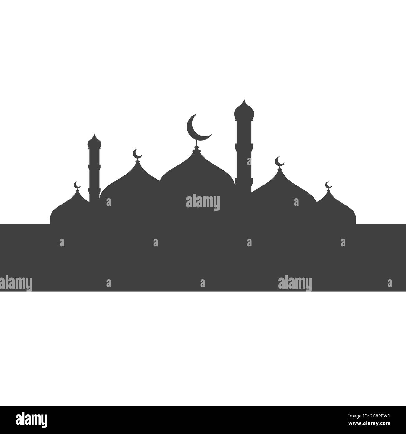 Mosque Background vector Illustration design template Stock Vector ...