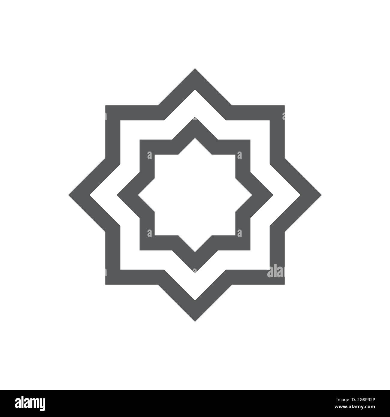 Muslim abstract Symbol, Islamic vector illustration Stock Vector Image ...