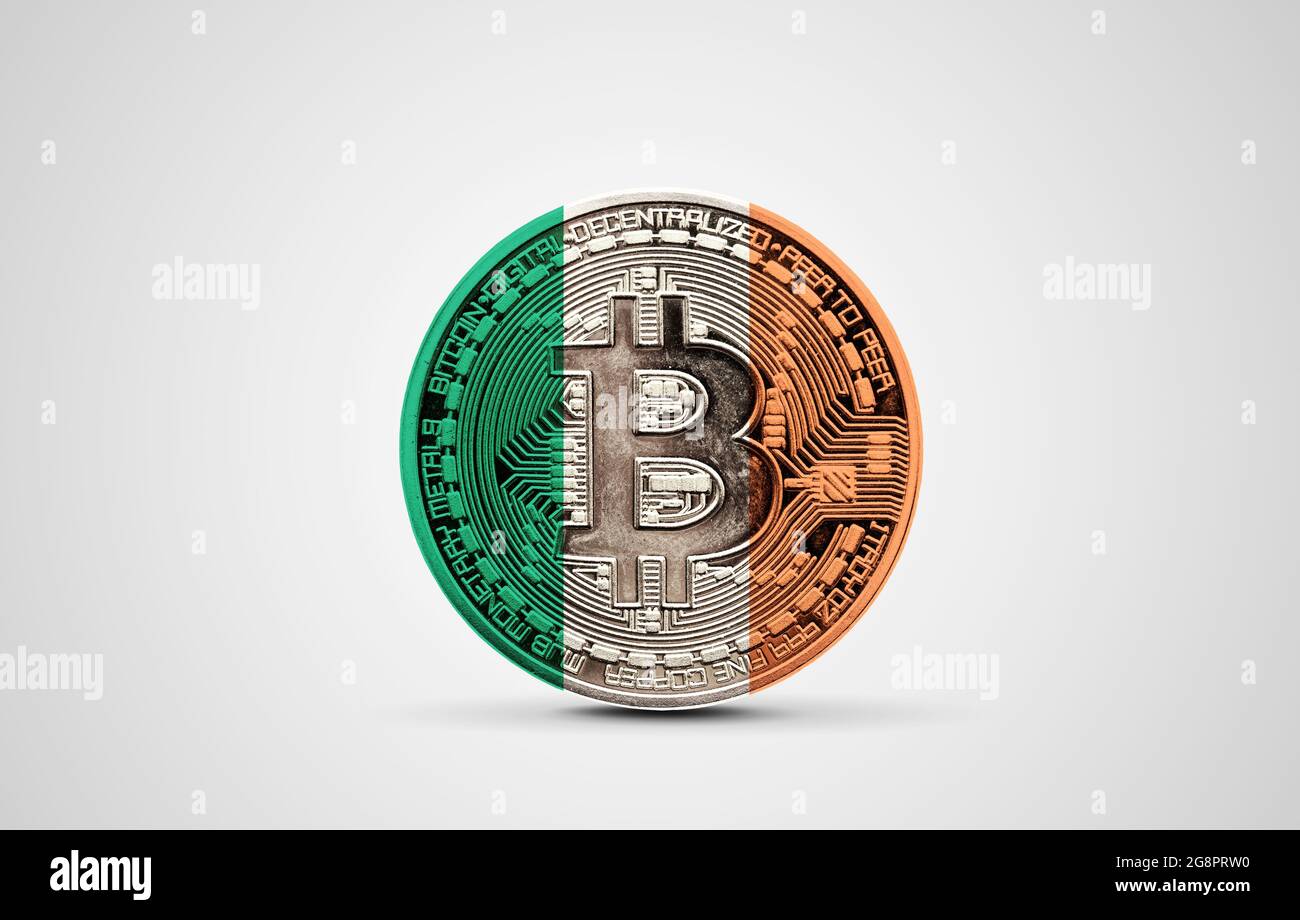 Ireland flag bitcoin hi-res stock photography and images - Alamy