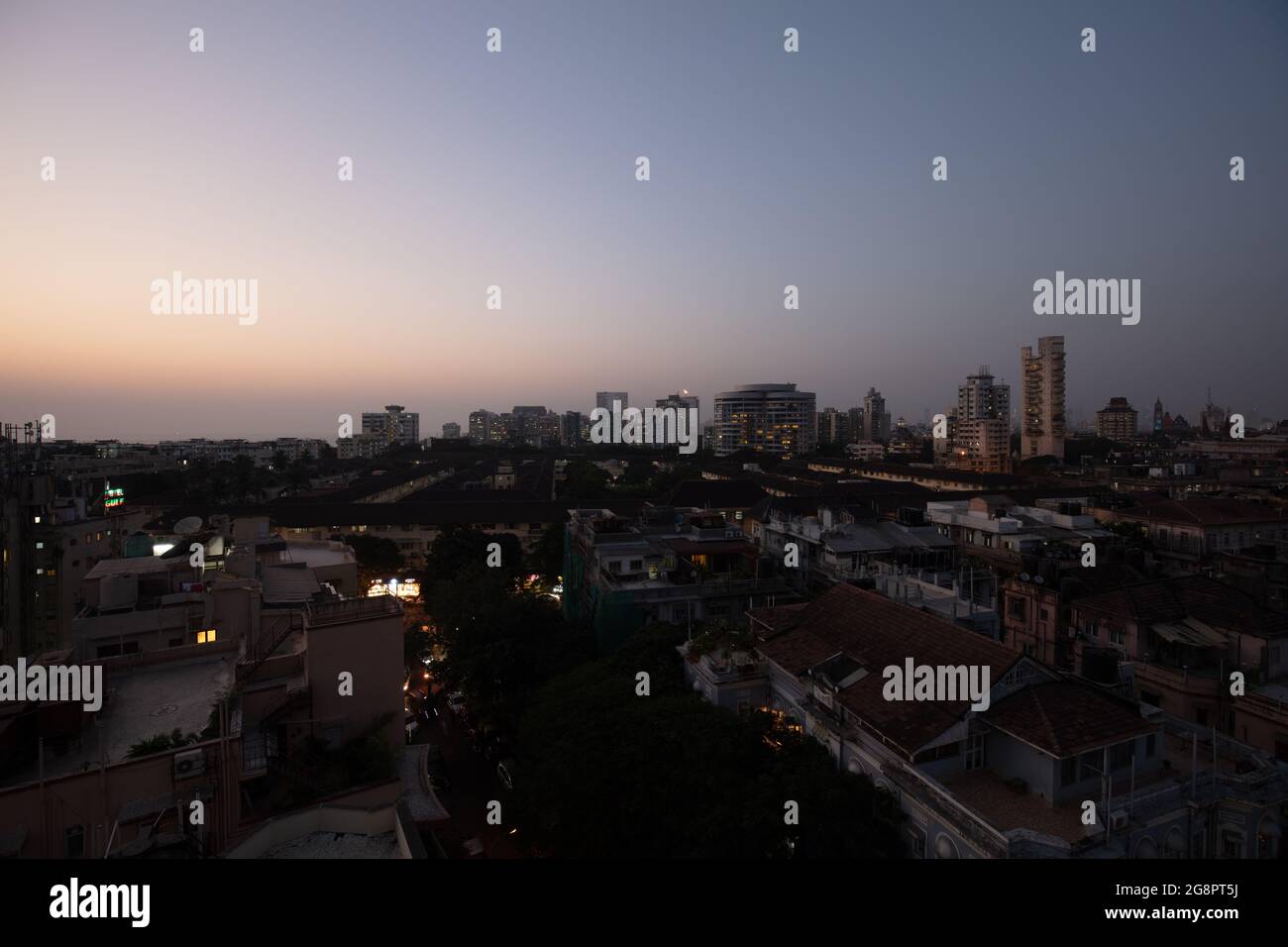Aerial mumbai skyline hi-res stock photography and images - Alamy
