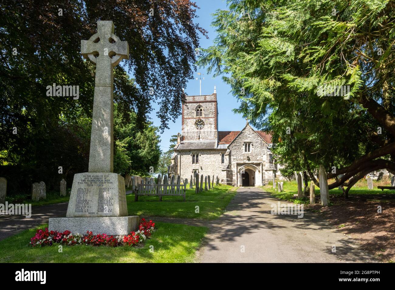 St Peter's and St Paul's Church in Hambledon, a village in Hampshire ...