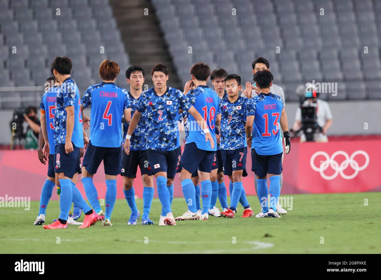 Tokyo, Japan. 22nd July, 2021. U-24U-24 Japan team group (JPN) Football ...