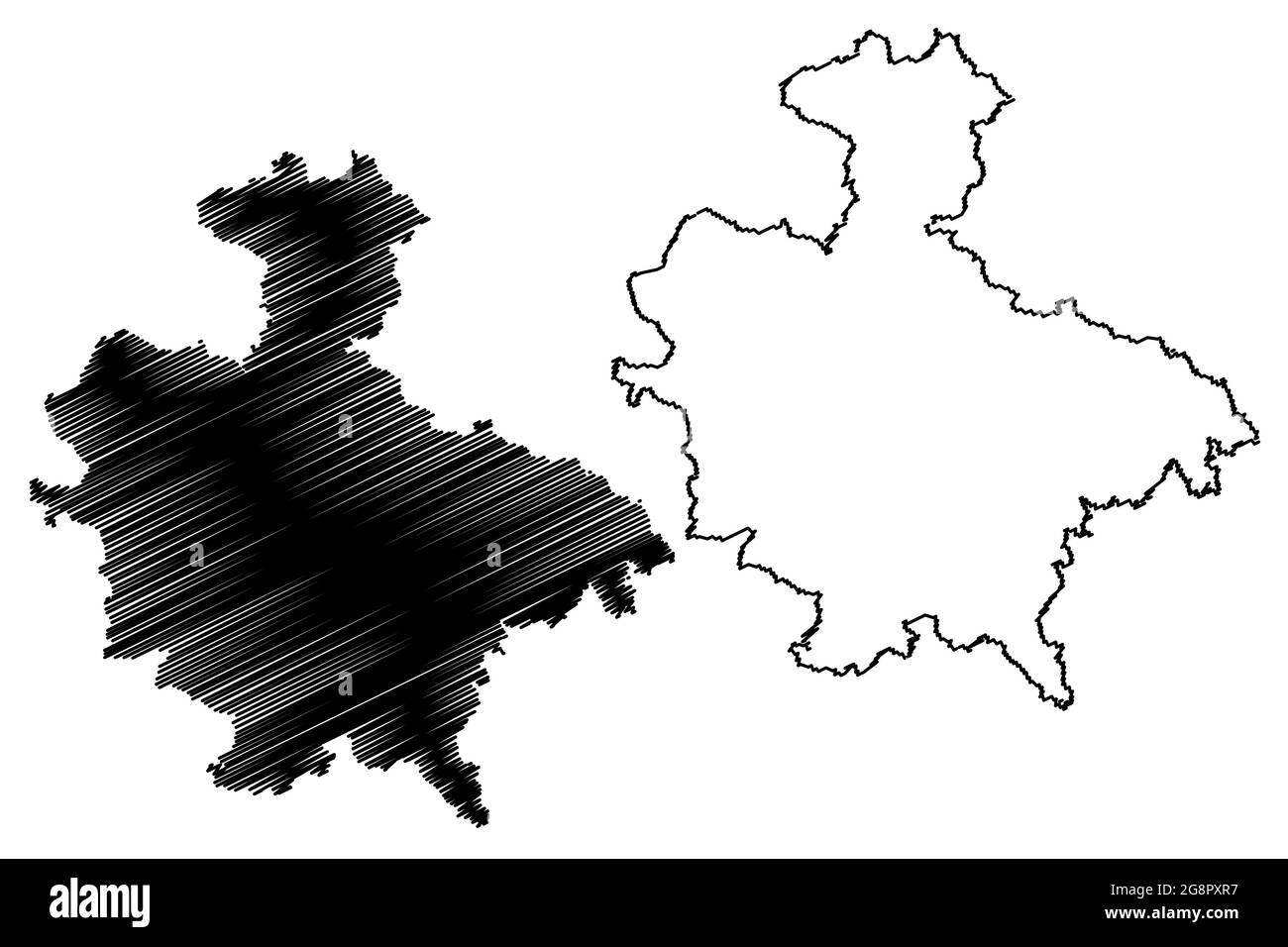 Sigmaringen district (Federal Republic of Germany, rural district ...