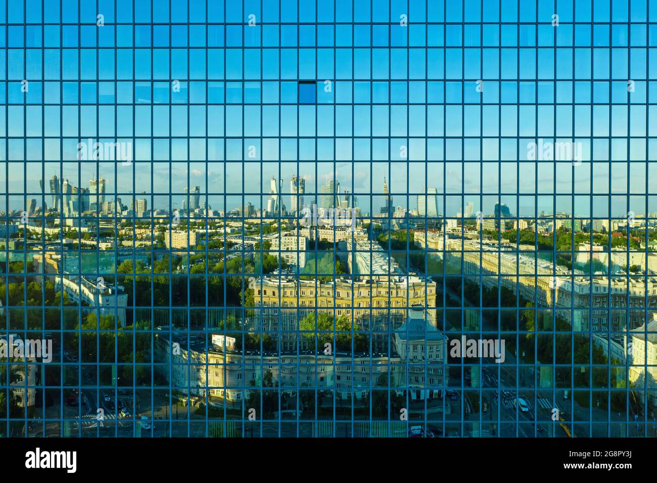 Aerial view office buildings hi-res stock photography and images - Alamy