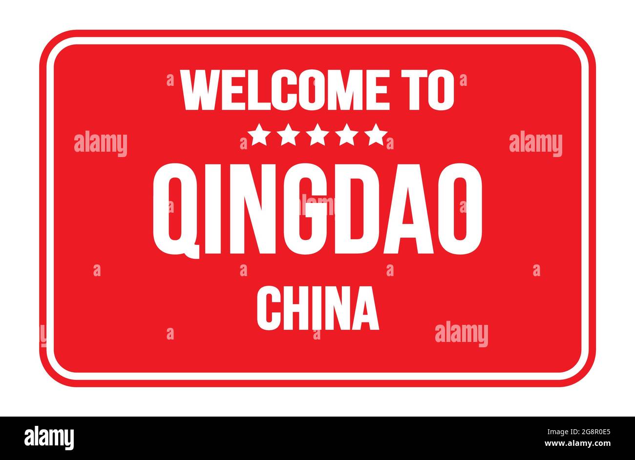 Qingdao flag Cut Out Stock Images & Pictures - Alamy