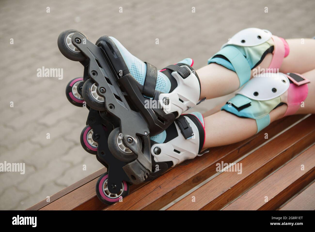 Kids rollerblades hi-res stock photography and images - Alamy