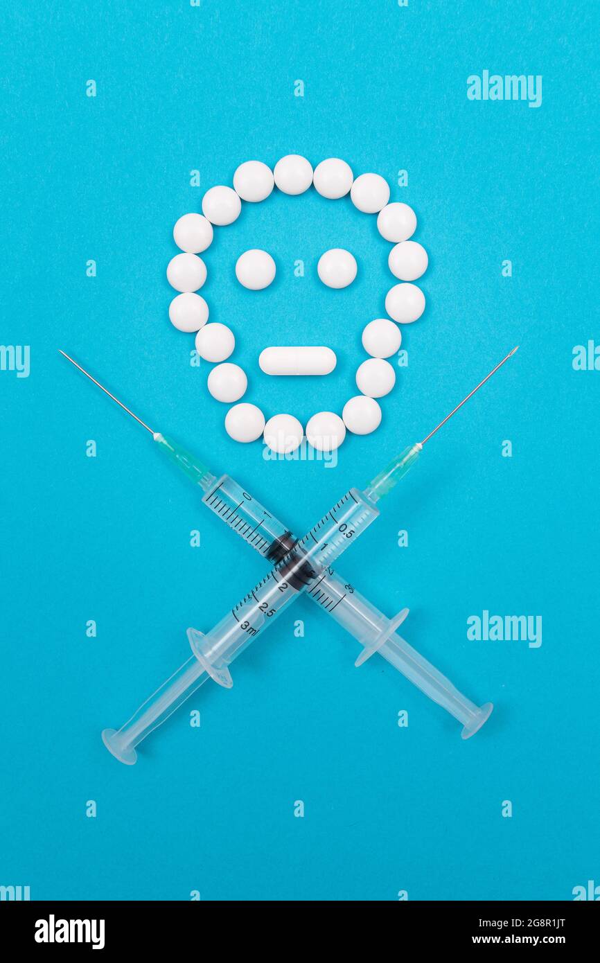 Dangerous Pharmaceutical Products or Unsafe Pills and Tablets - Skull ...