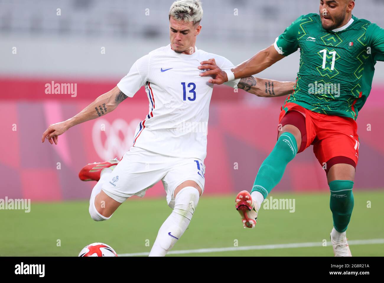 Tokyo, Japan. 22nd July, 2021. Clement Michelin (FRA) Football : Men's ...
