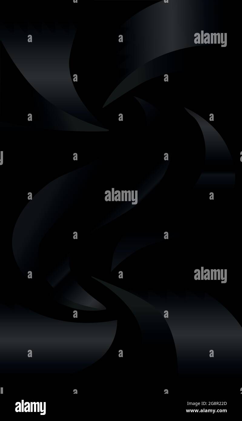 Abstract black background with gradient patterns - Vector illustration ...