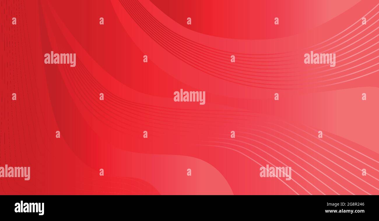 Abstract red background with gradient lines - Vector illustration Stock ...