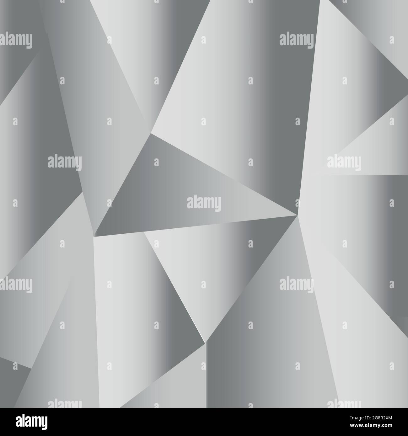 Abstract gray triangles background in different sizes - illustration ...