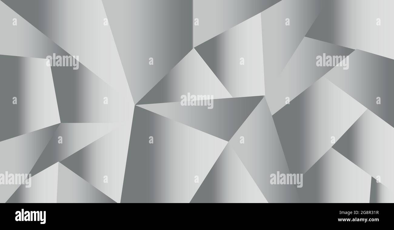 Abstract gray triangles background in different sizes - illustration Stock Vector Image & Art ...