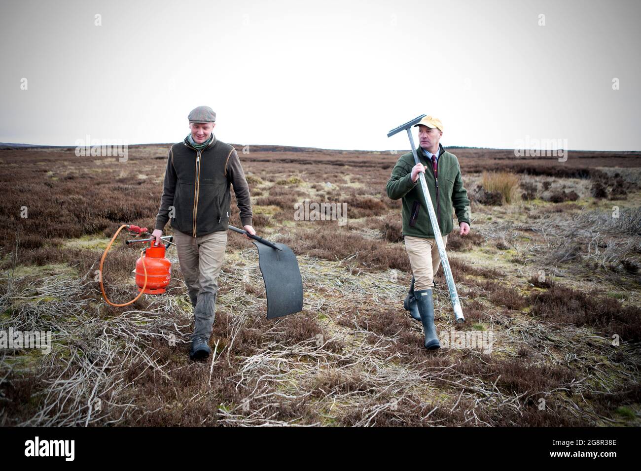 Ben Heyes (Bolton Abbey Estate Director (right) & Gamekeeper Tom ...